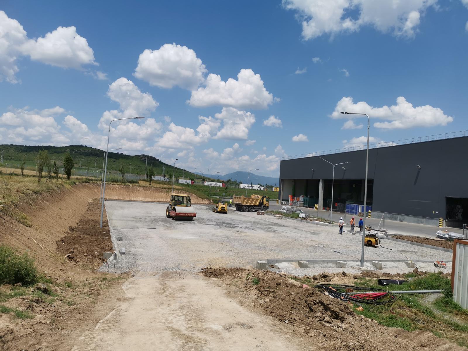 We've started the construction the first production and warehouse ...