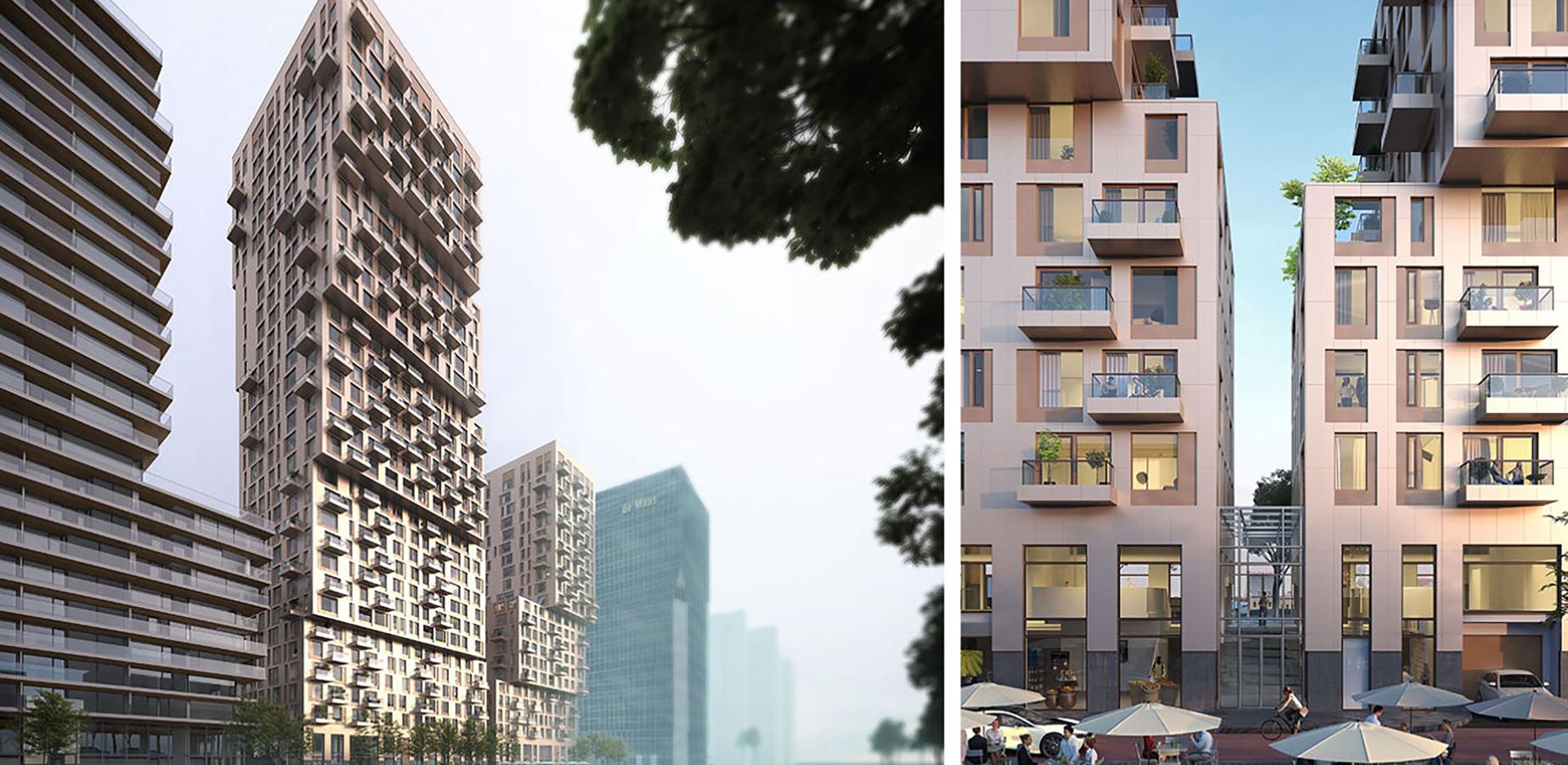 Cordeel to construct two residential towers at Boompjes, Rotterdam
