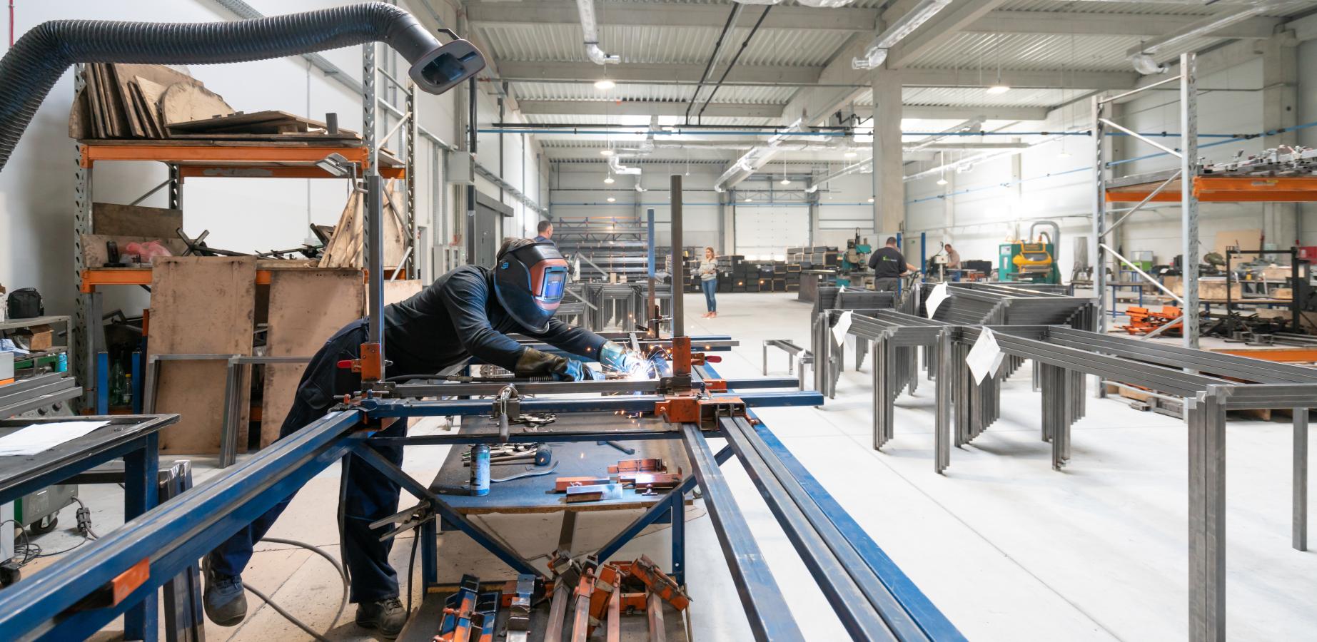 New modern furniture factory for Ergomade